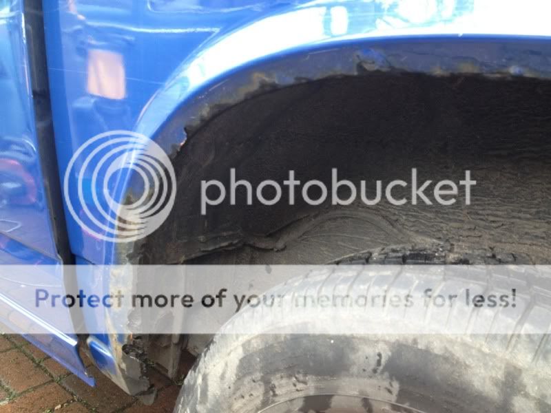 Trimming the wheel arch lip | VW T4 Forum - VW T5 Forum