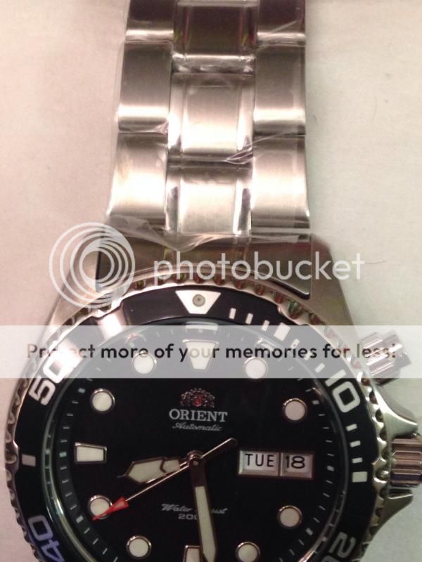 Orient Ray CEM65009D Blue. Dot on bezel lume? | WatchUSeek Watch Forums