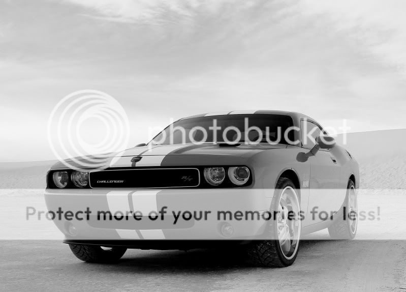 Challengers awesome retro styling......post up your black & white pics ...
