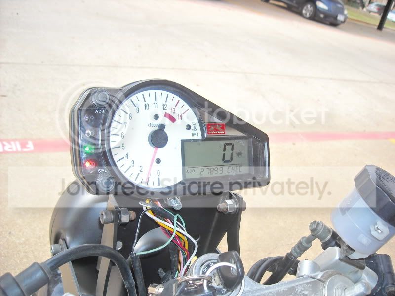 01 GSXR gauges on 02 SV650S | Suzuki SV650 Riders Forum