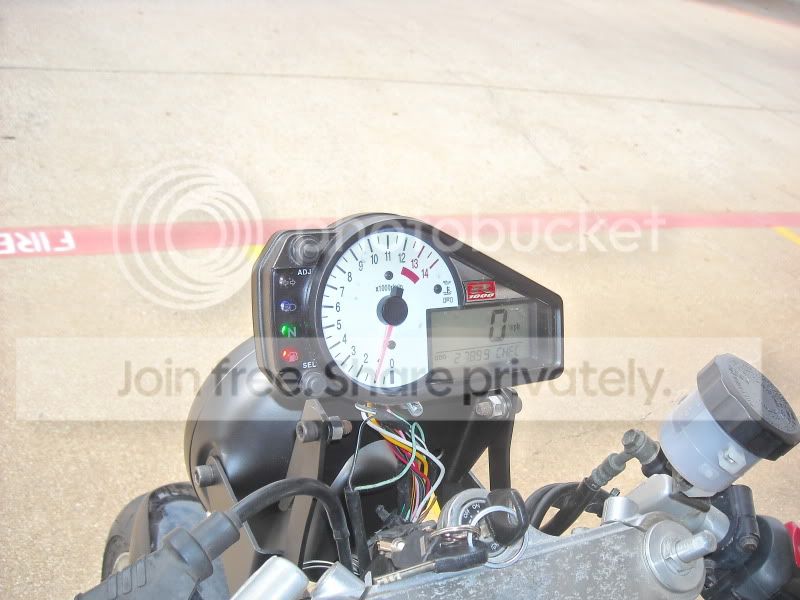 01 GSXR gauges on 02 SV650S | Suzuki SV650 Riders Forum