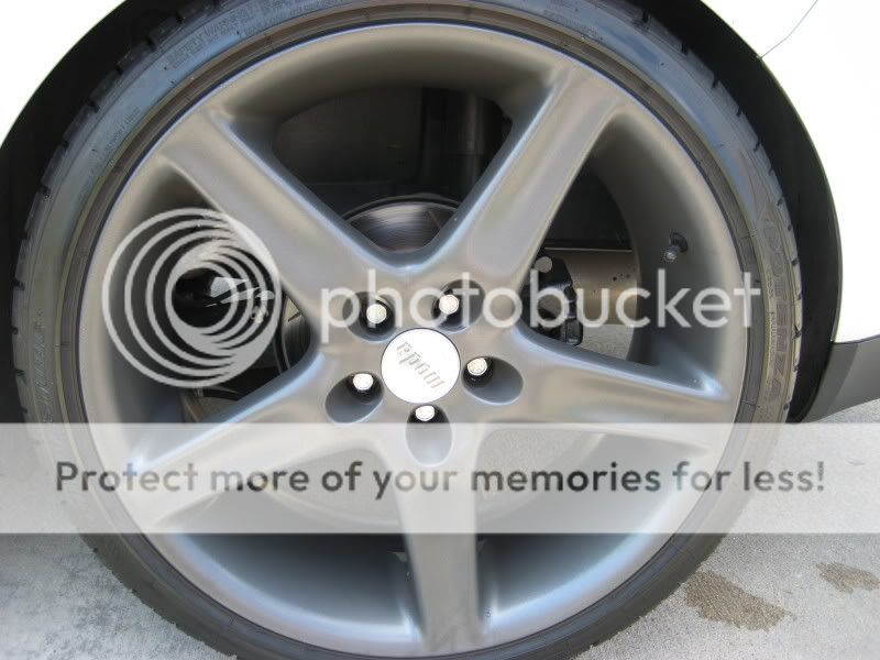 MINT gunmetal powdercoat 19in MODA r6 on barely used potenza tires | VW ...